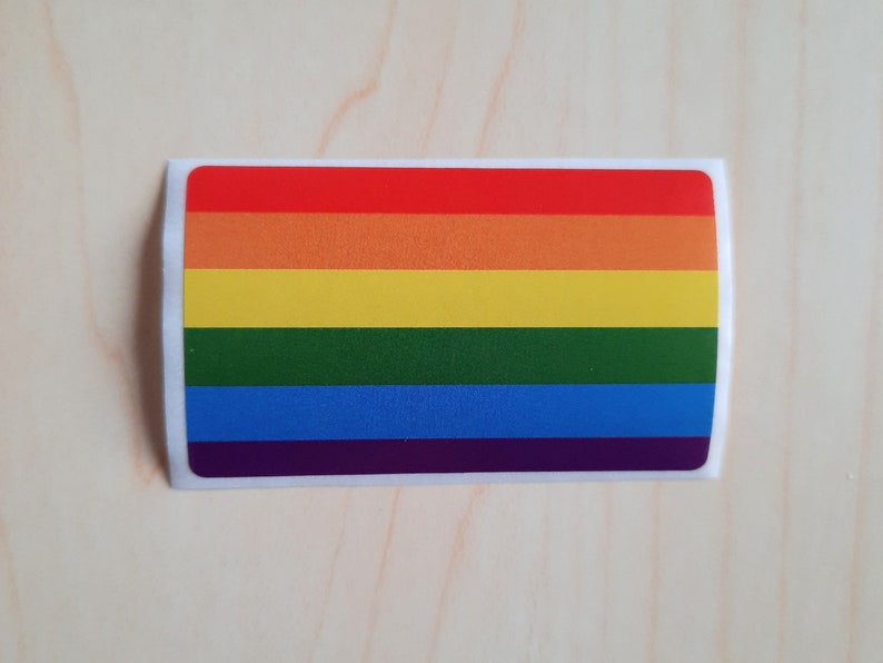 Stickers 25 LGBTQ Pride Flag 3 Cm X 5 Cm Pansexual Asexual Polysexual ...