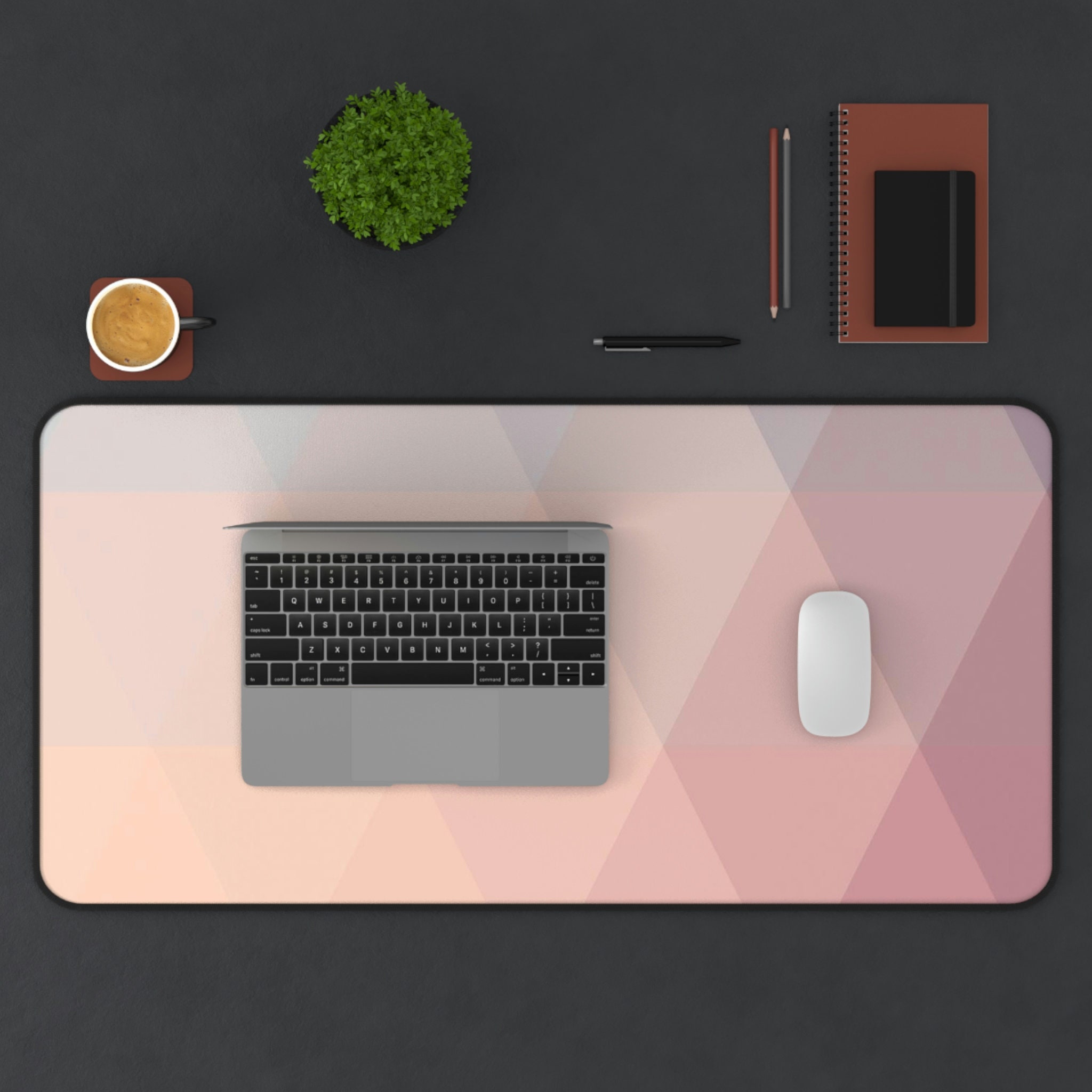 Desk Mat Light Pink XL Mouse Pad Gaming Desk Pad Large Desk Mat Pad ...