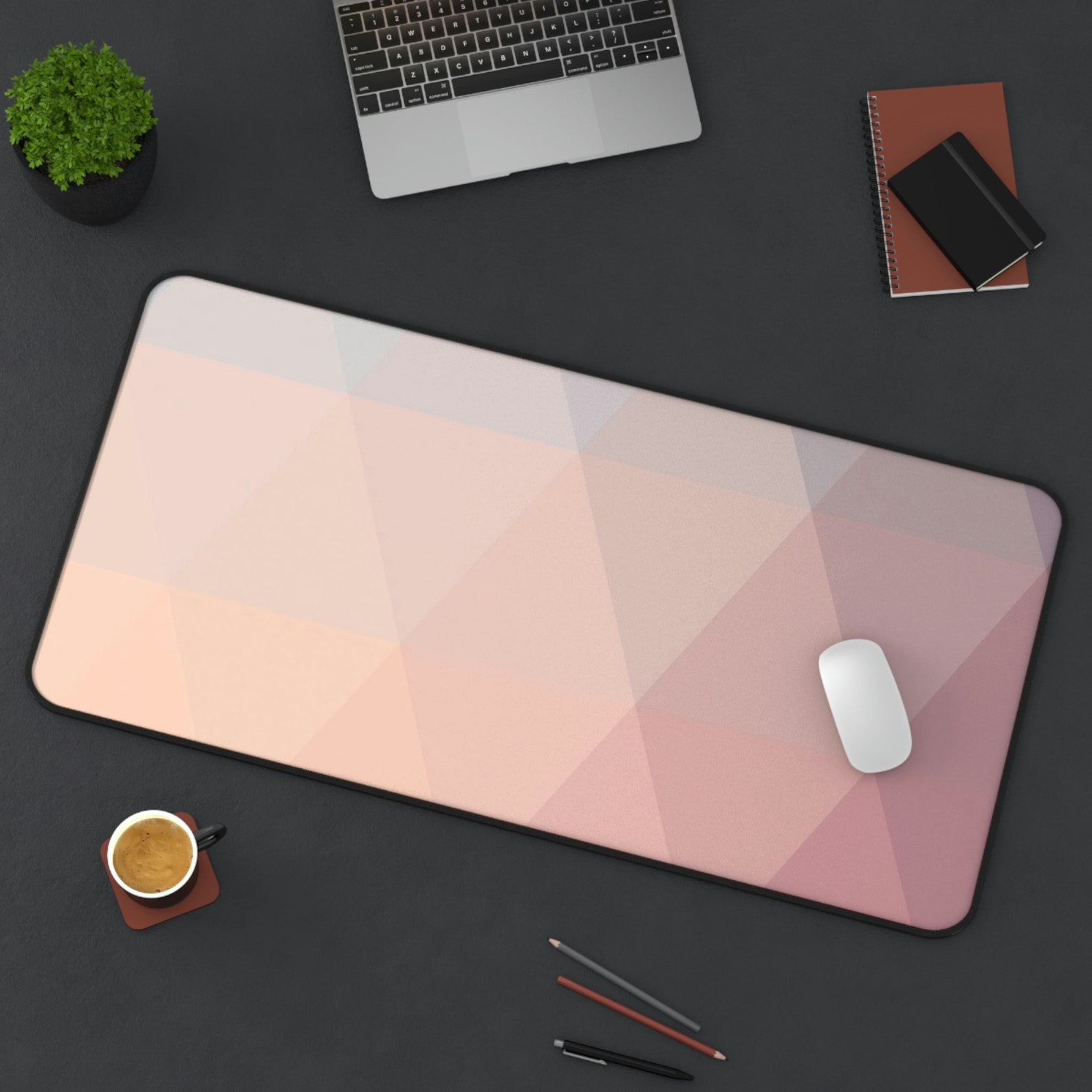 Desk Mat Light Pink XL Mouse Pad Gaming Desk Pad Large Desk Mat Pad ...