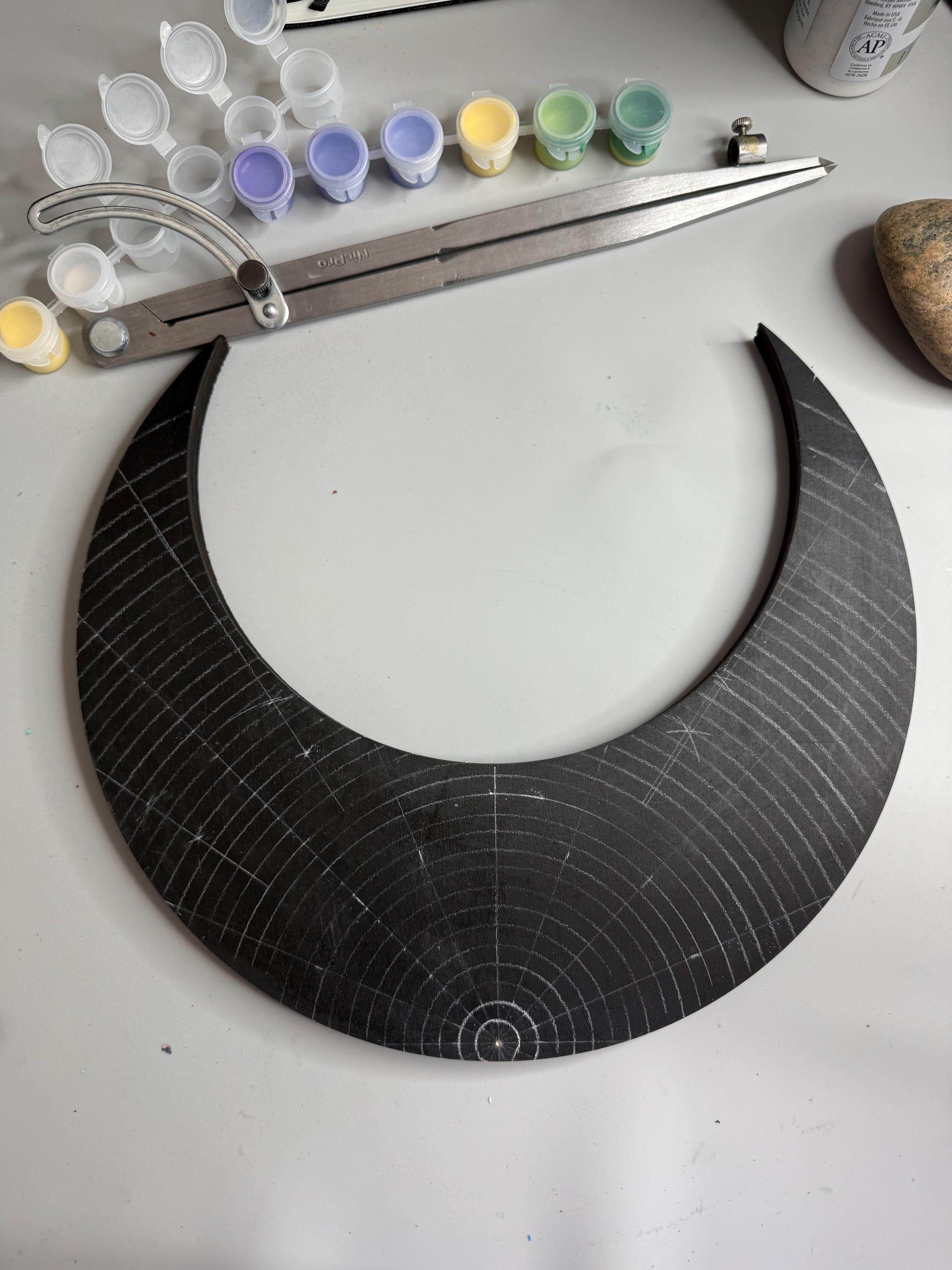 Celestial Mandala Moons – Hand-painted Wall Art | Desert Sunset Palette ...