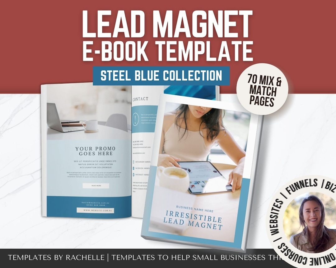 Lead Magnet Template, Canva E-book Template, Workbook, Opt in Freebie ...