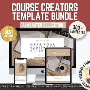 Course Creator Template Bundle, Workbook Template, Course Slidepack ...