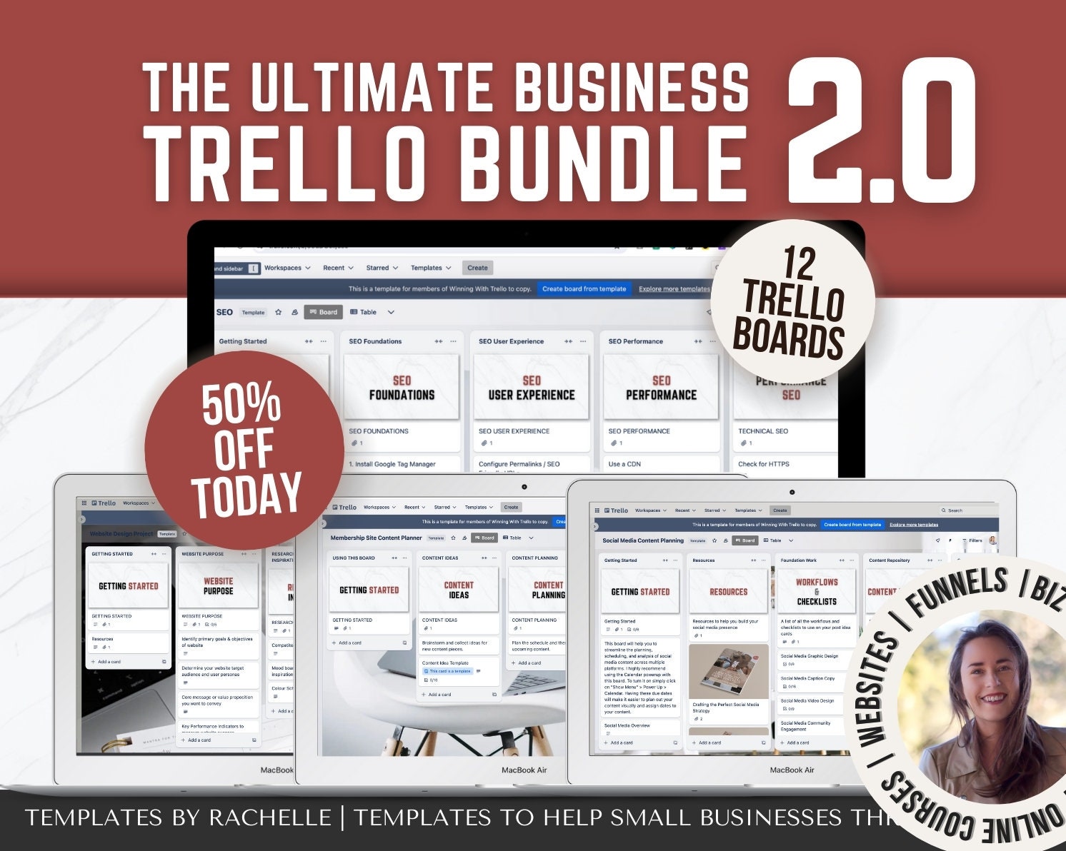 Trello Boards, Trello Templates, Business Trello Boards, Social Media ...