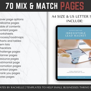 Lead Magnet Template, Canva E-book Template, Workbook, Opt in Freebie ...