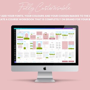 Course Workbook Template for Canva Canva E-book Template - Etsy