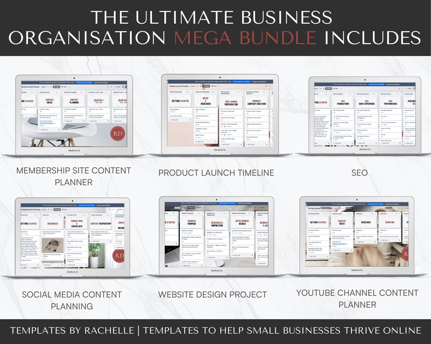 Ultimate Trello Bundle for Business Management - Templates, Boards ...