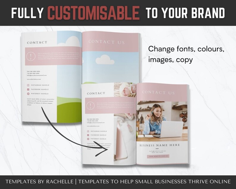 Course Workbook Template for Canva, Canva E-book Template, Workbook for ...