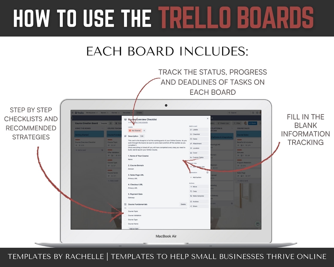 Trello Boards, Trello Templates, Business Trello Boards, Webinar Board ...
