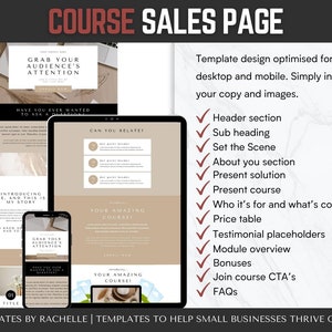 Course Creator Template Bundle, Workbook Template, Course Slidepack ...