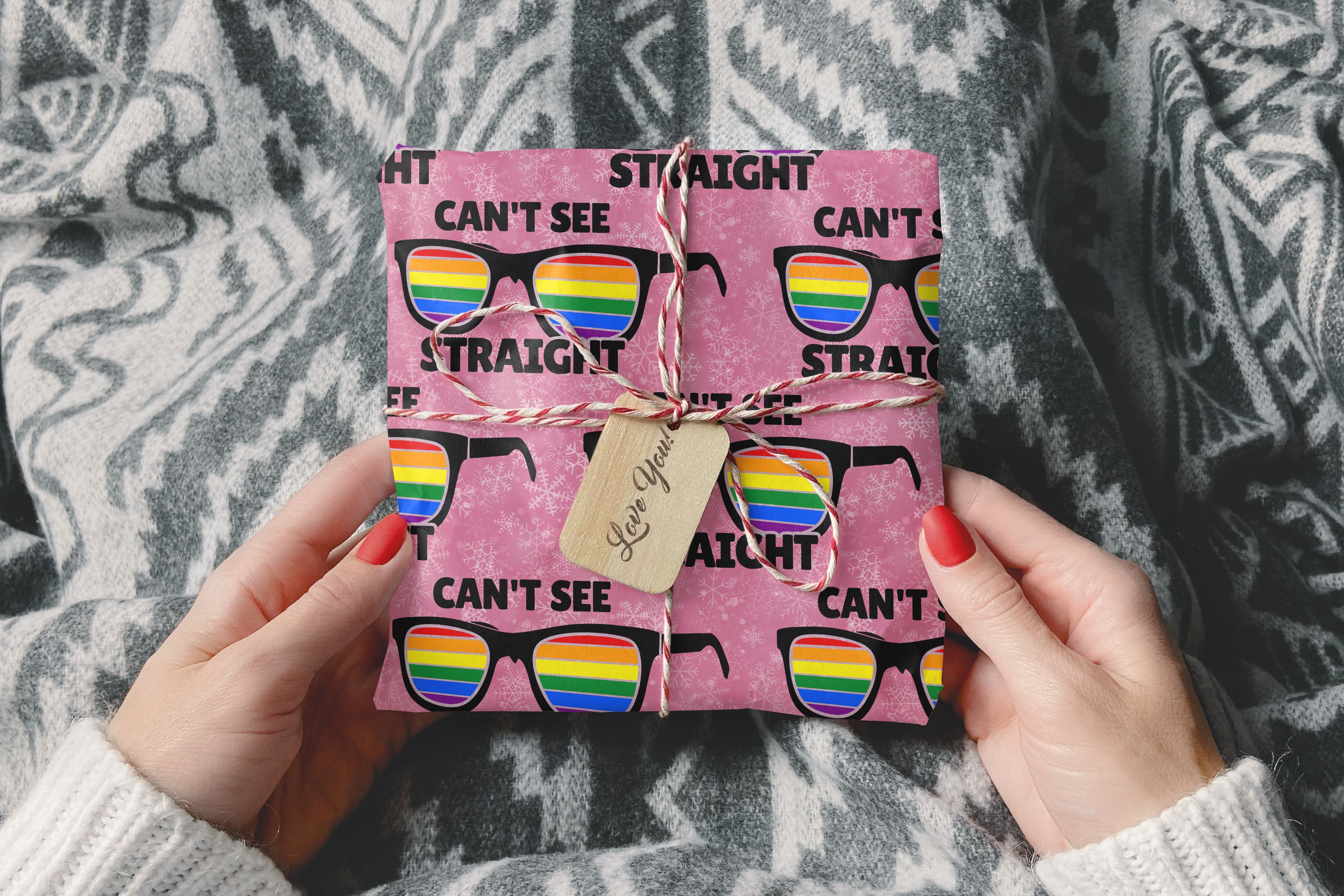 Gay Wrapping Paper, Gay Gift Wrap, Funny Gay Pattern for Your Gays ...