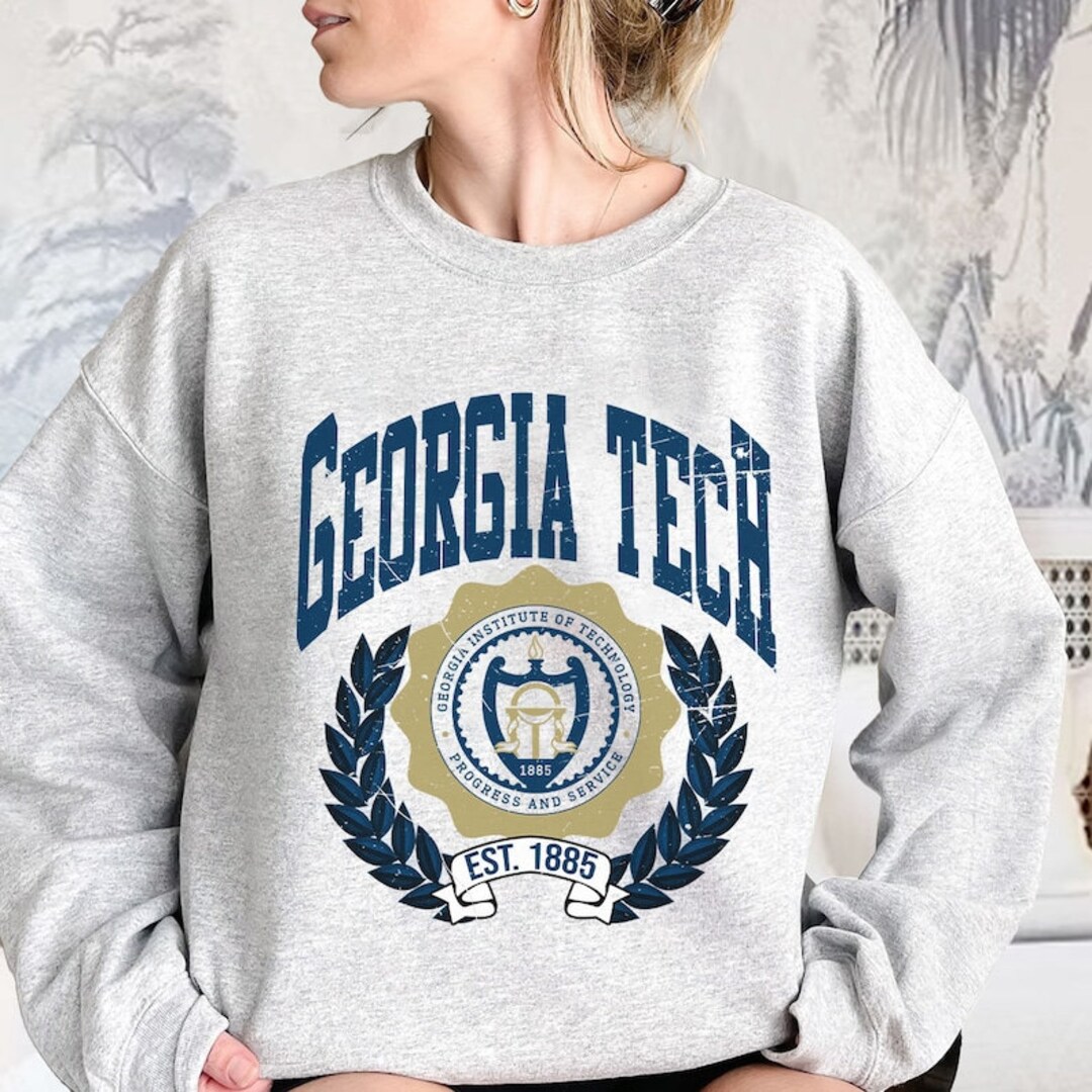 Georgia Institute of Technology Sweatshirt Vintage Georgia - Etsy