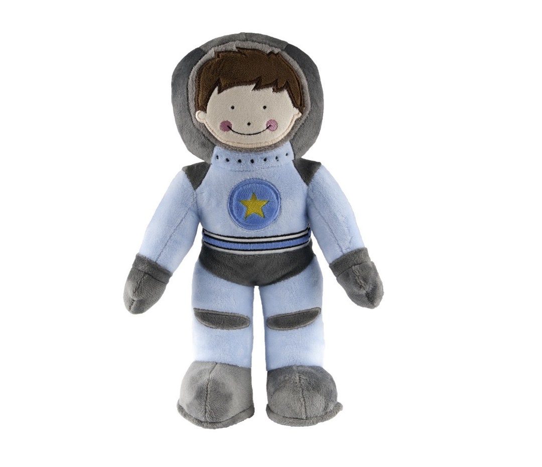 Storklings Astronaut Plush Soft Toy in a Blue Spacesuit - Etsy