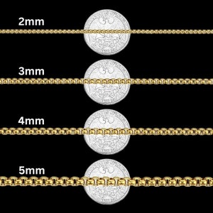 Box Link Necklace | Silver Box Link Chain | 14K Gold Necklace | Flat ...