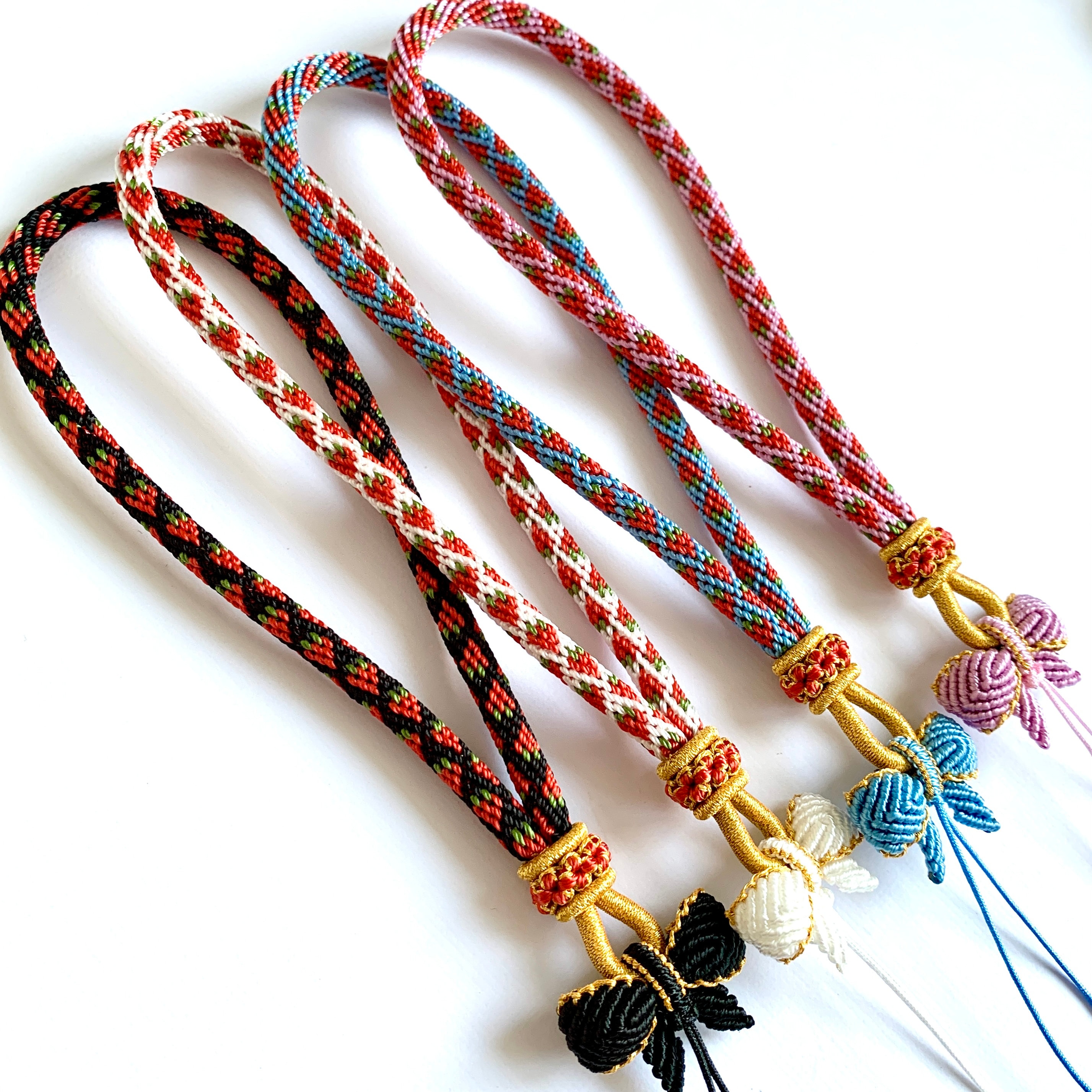 Macrame Strawberry Phone Strap Hand Woven Phone Case Lanyard Phone ...