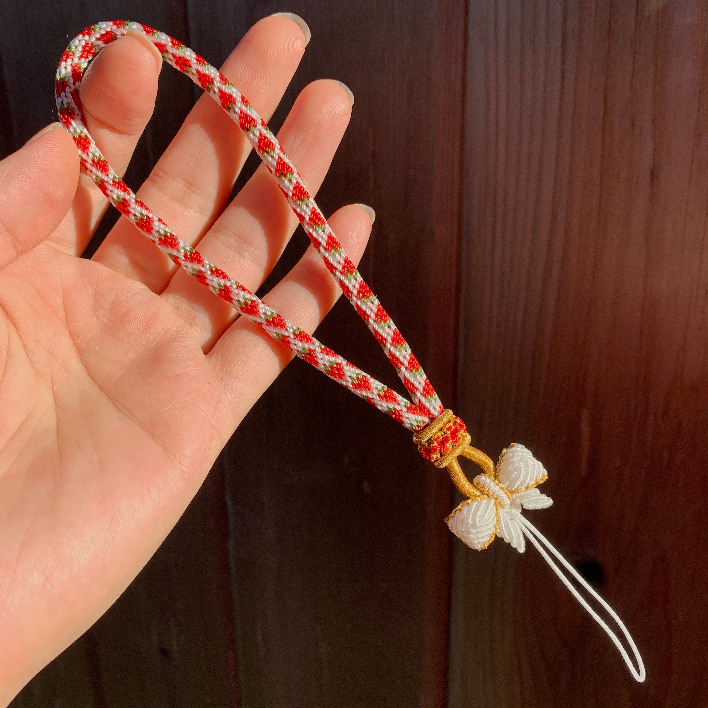 Macrame Strawberry Phone Strap Hand Woven Phone Case Lanyard Phone ...