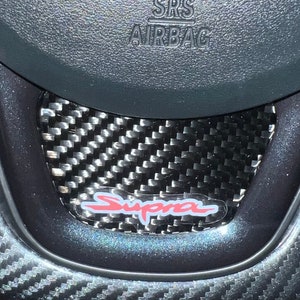 Steering Wheel Decal for GR Supra, Mk5 Supra, A90 Supra - Etsy