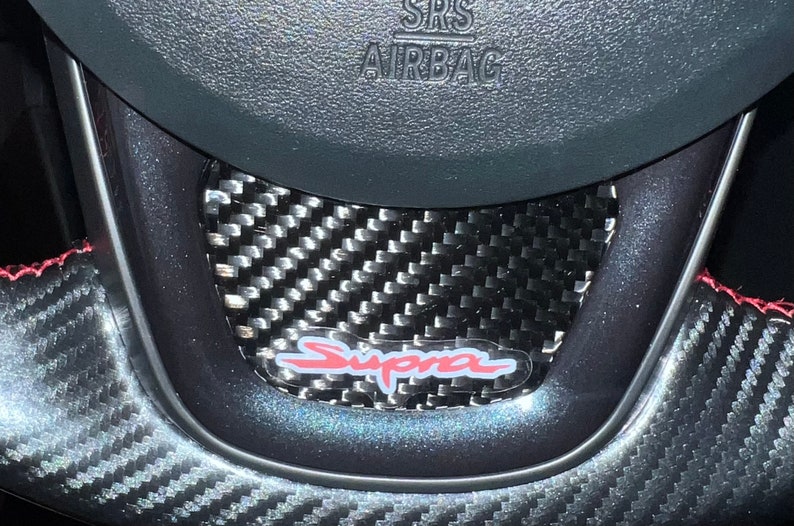 Steering Wheel Decal for GR Supra, Mk5 Supra, A90 Supra - Etsy