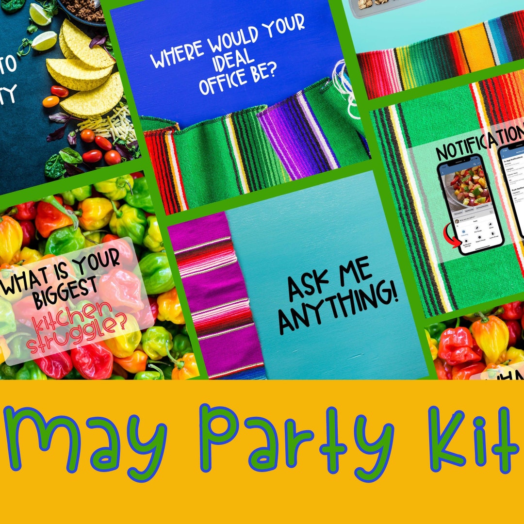 Pampered Chef May Party Kit for Facebook, Social Marketing, Social ...