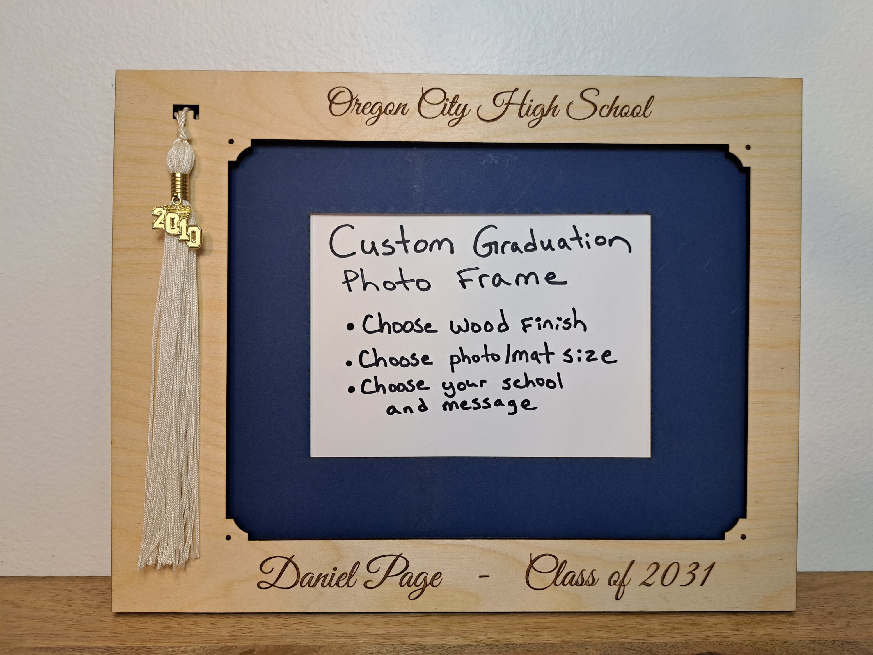 Custom Graduation Photo and Tassle Frame Gift - Etsy
