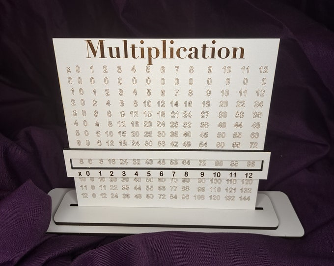 Multiplication Tables W/stand and Handheld - SVG ONLY - Etsy