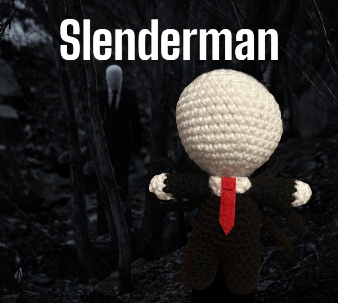 Crochet Slenderman Plush, Spooky Creature Gift - Etsy
