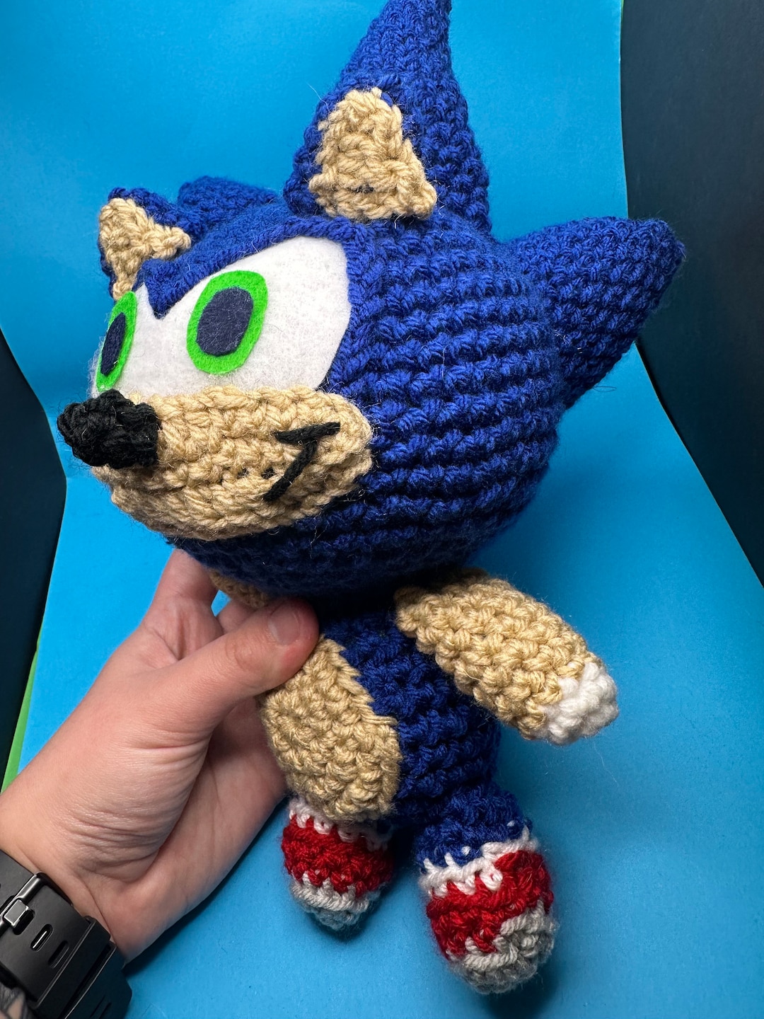 Crochet Sonic the Hedgehog - Etsy