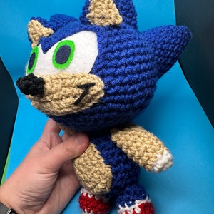Crochet Sonic the Hedgehog - Etsy