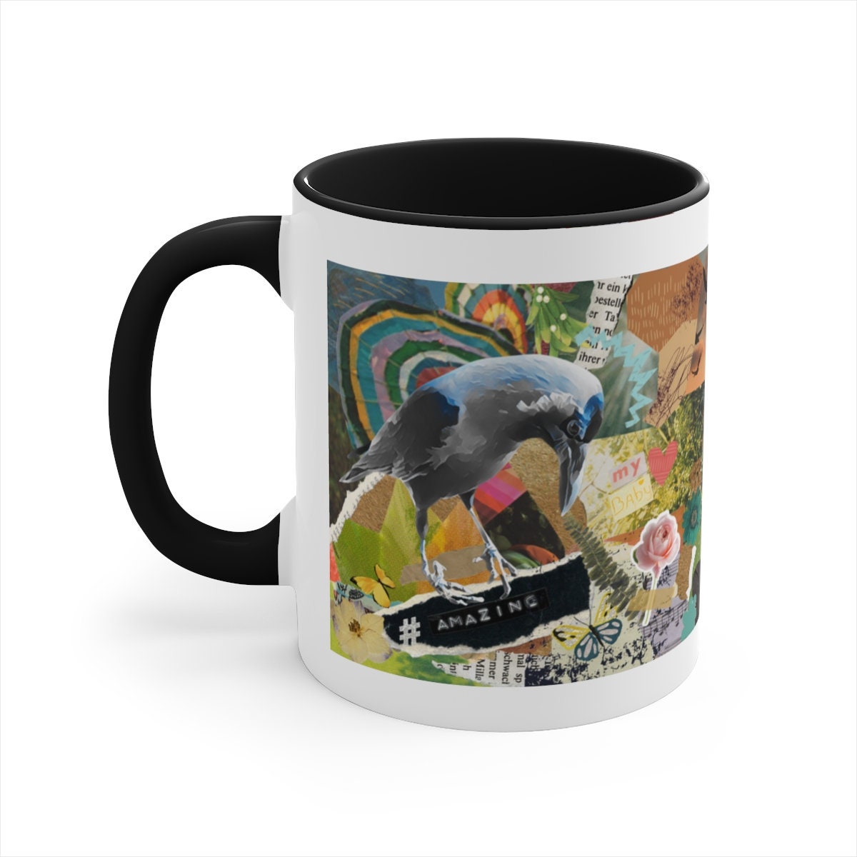 Charlie the Crow Mug, Charlie the Crow Instagram, Crow Lovers, Crow ...
