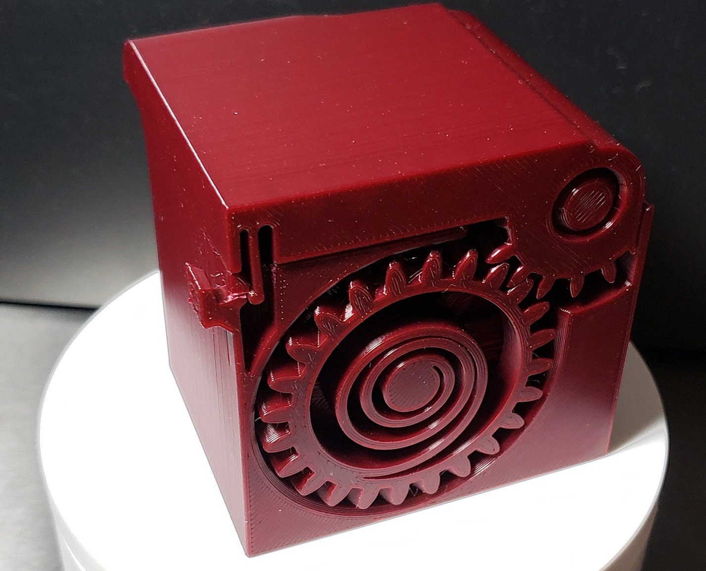 Small Geared Box, 3D Printed Storage Box - Etsy