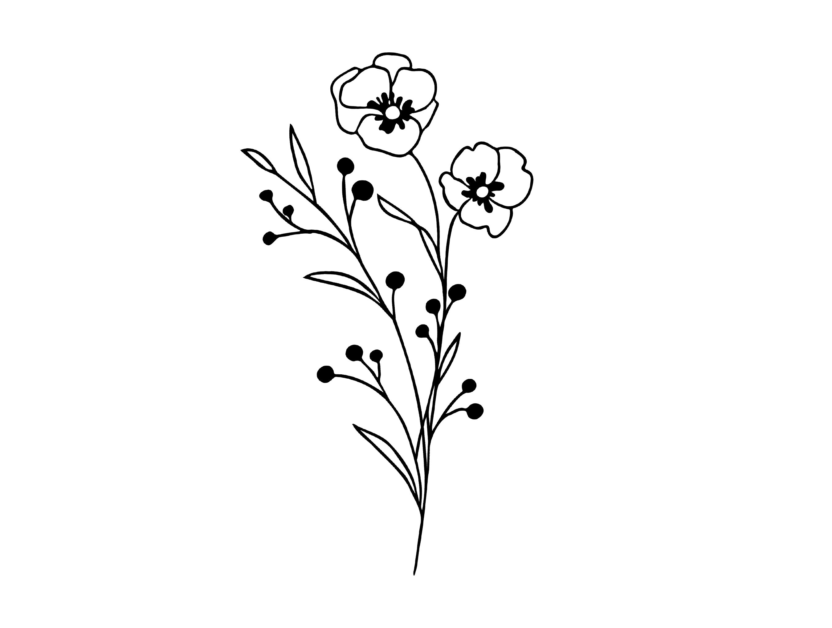 Primrose Flower Tattoo