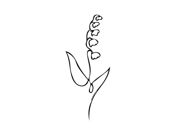 May Birthday Flower Tattoo