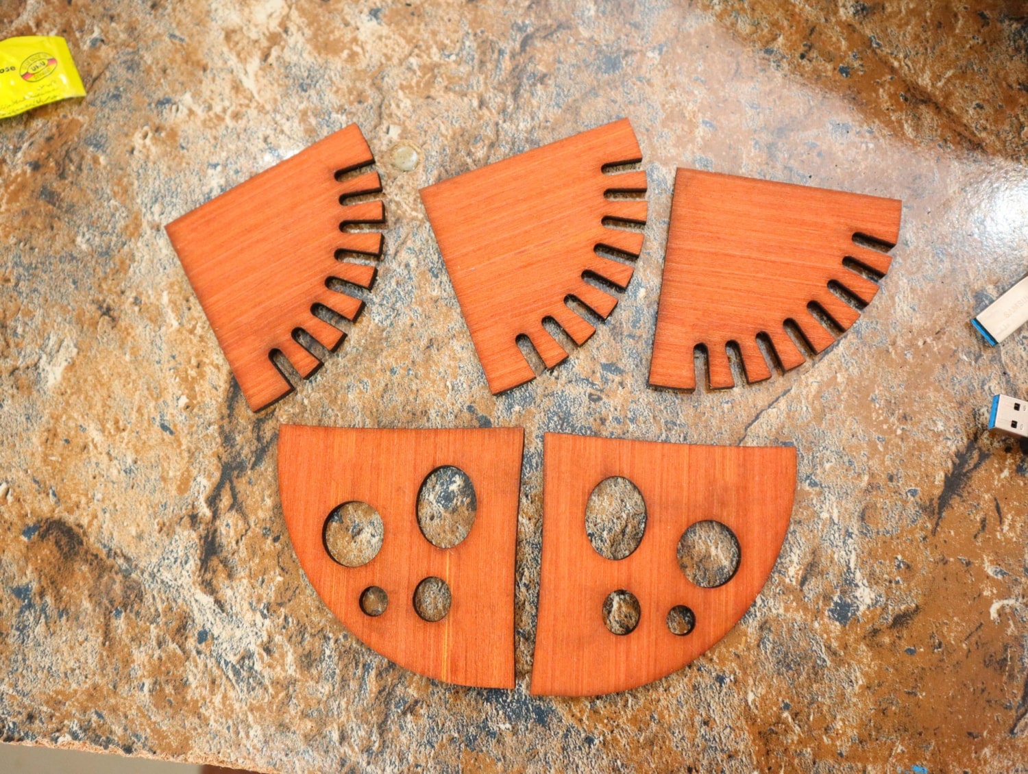 Laser Cut USB Flash Drive Stand Vector Svg Template Glowforge Diy USB ...