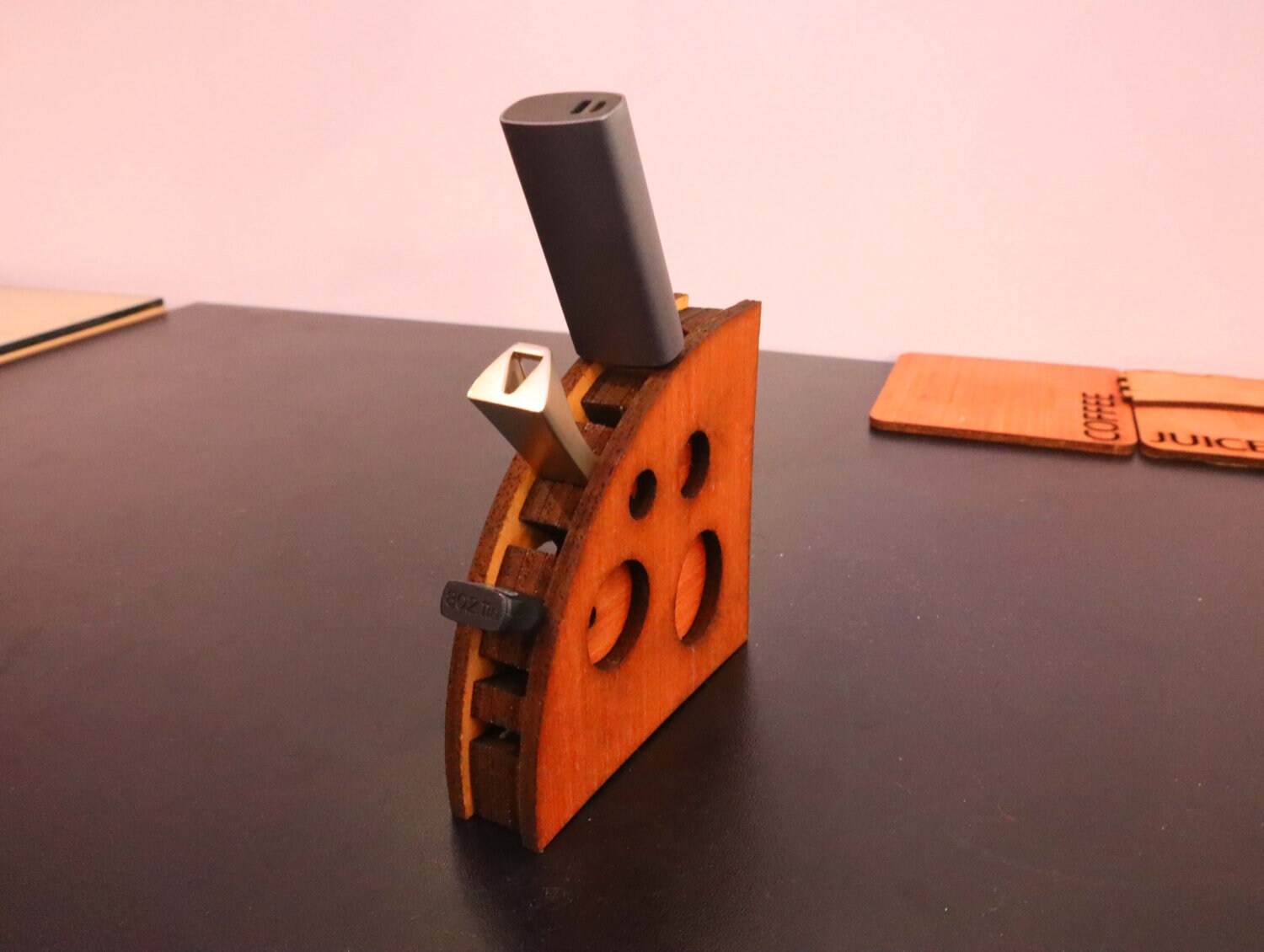 Laser Cut USB Flash Drive Stand Vector Svg Template Glowforge Diy USB ...