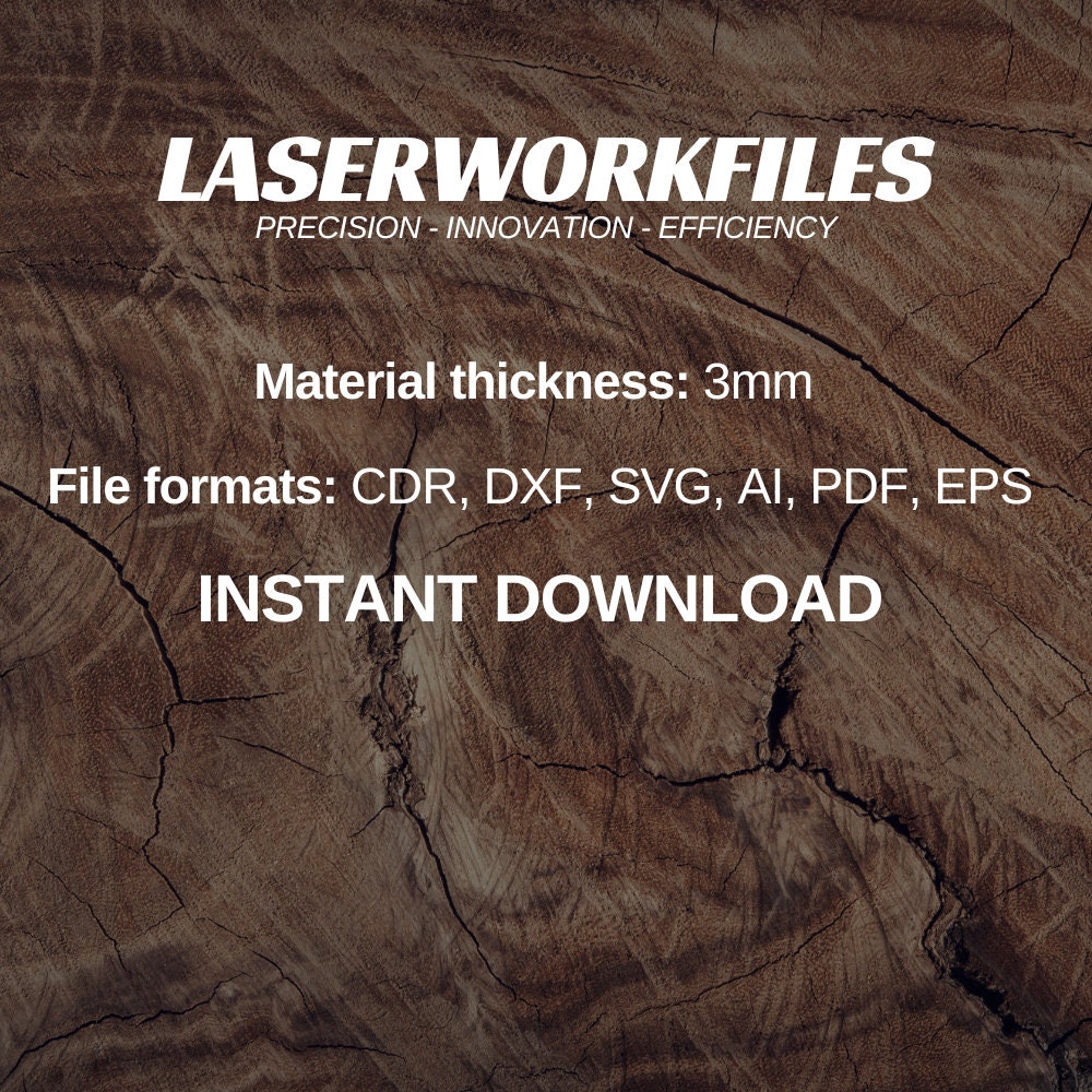 Material Thickness Test Laser Cut Svg Template Glowforge Keft Tool Test ...