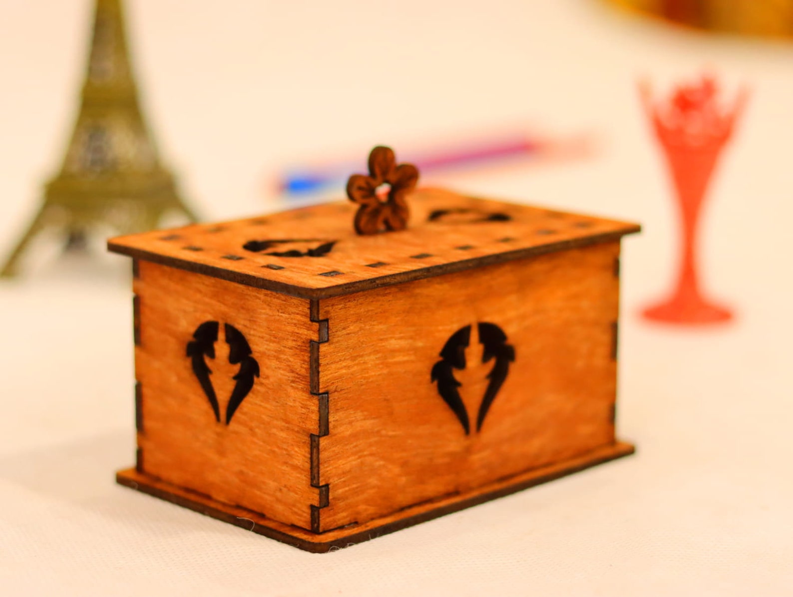 Laser Cut Gift Box 3mm File Vector Plan Laser Cnc Pattern Laser Cut ...