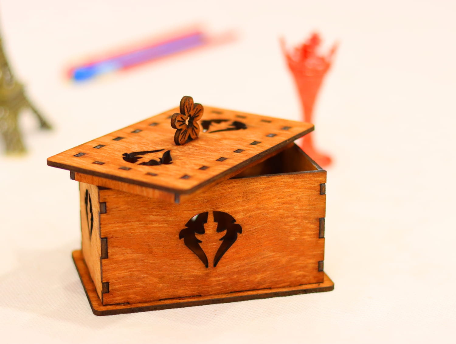 Laser Cut Gift Box 3mm File Vector Plan Laser Cnc Pattern Laser Cut ...