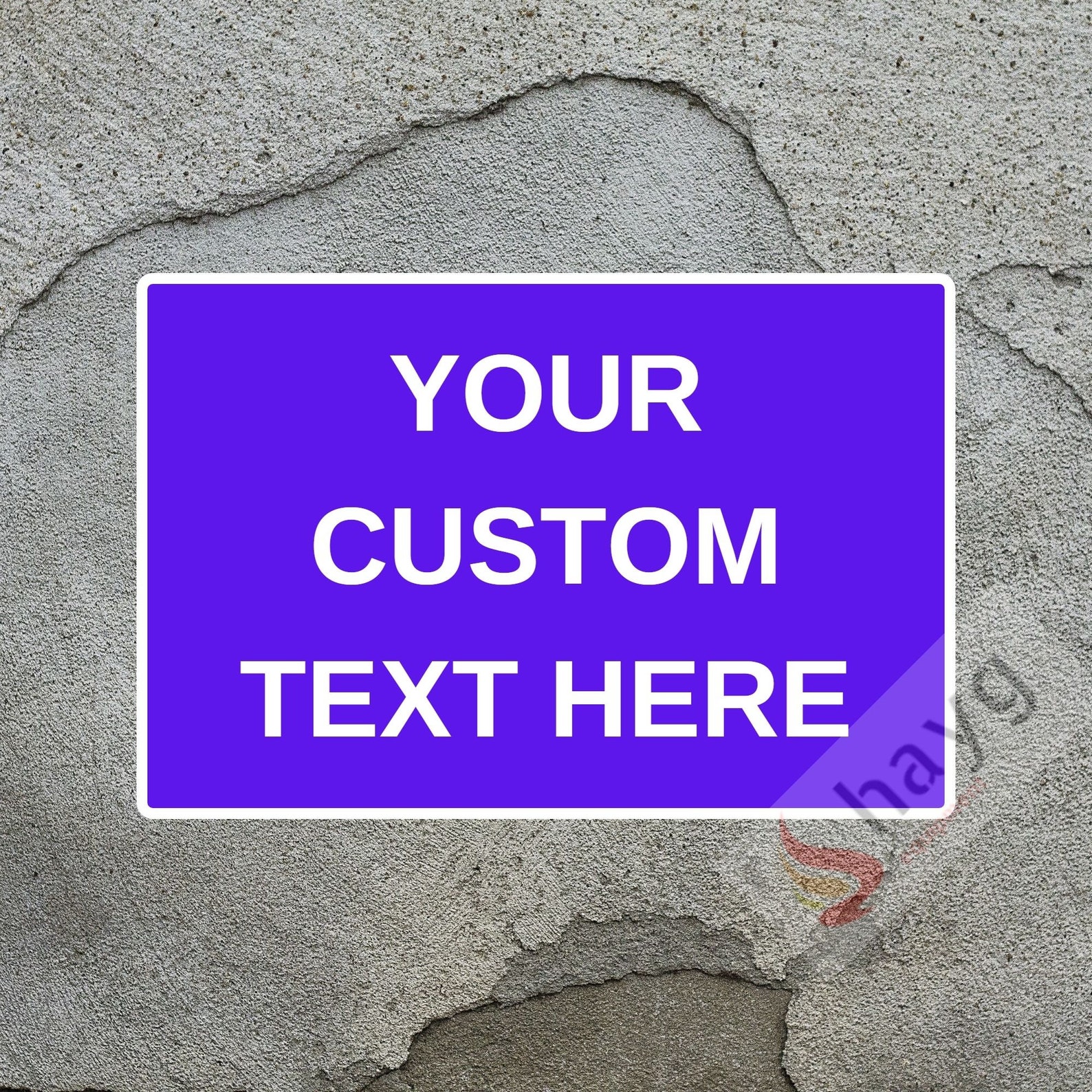 Make Your Own Sign, Custom Fence Sign, Yard Sign, Delivery Sign, Custom ...