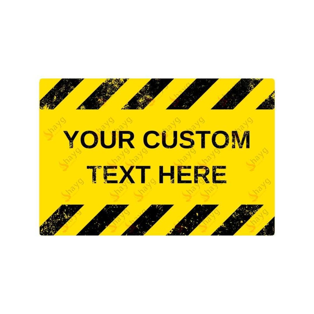 Custom Yellow Aluminum Teen Room Sign – Stylish Decorative Wall Plaque ...