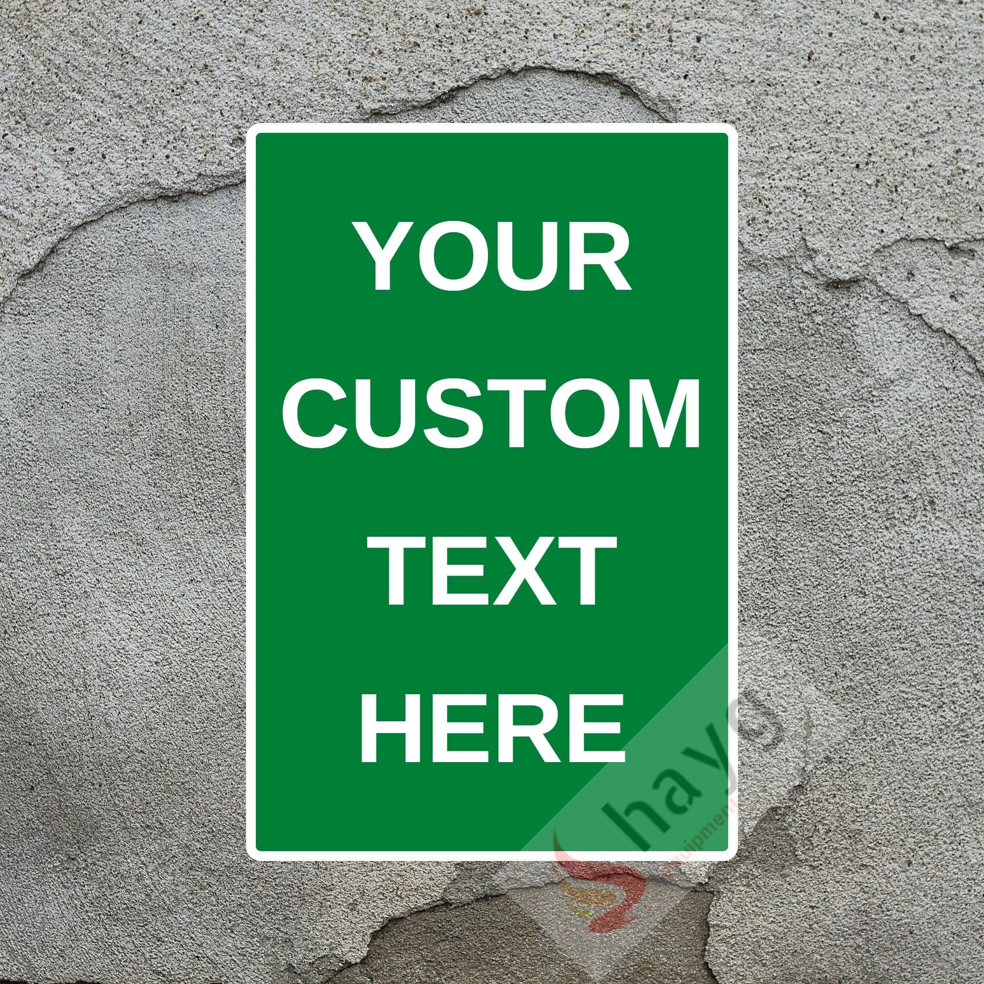 Custom Outdoor Metal Sign, Workshop Warning Sign, Delivery Sign, Blank ...