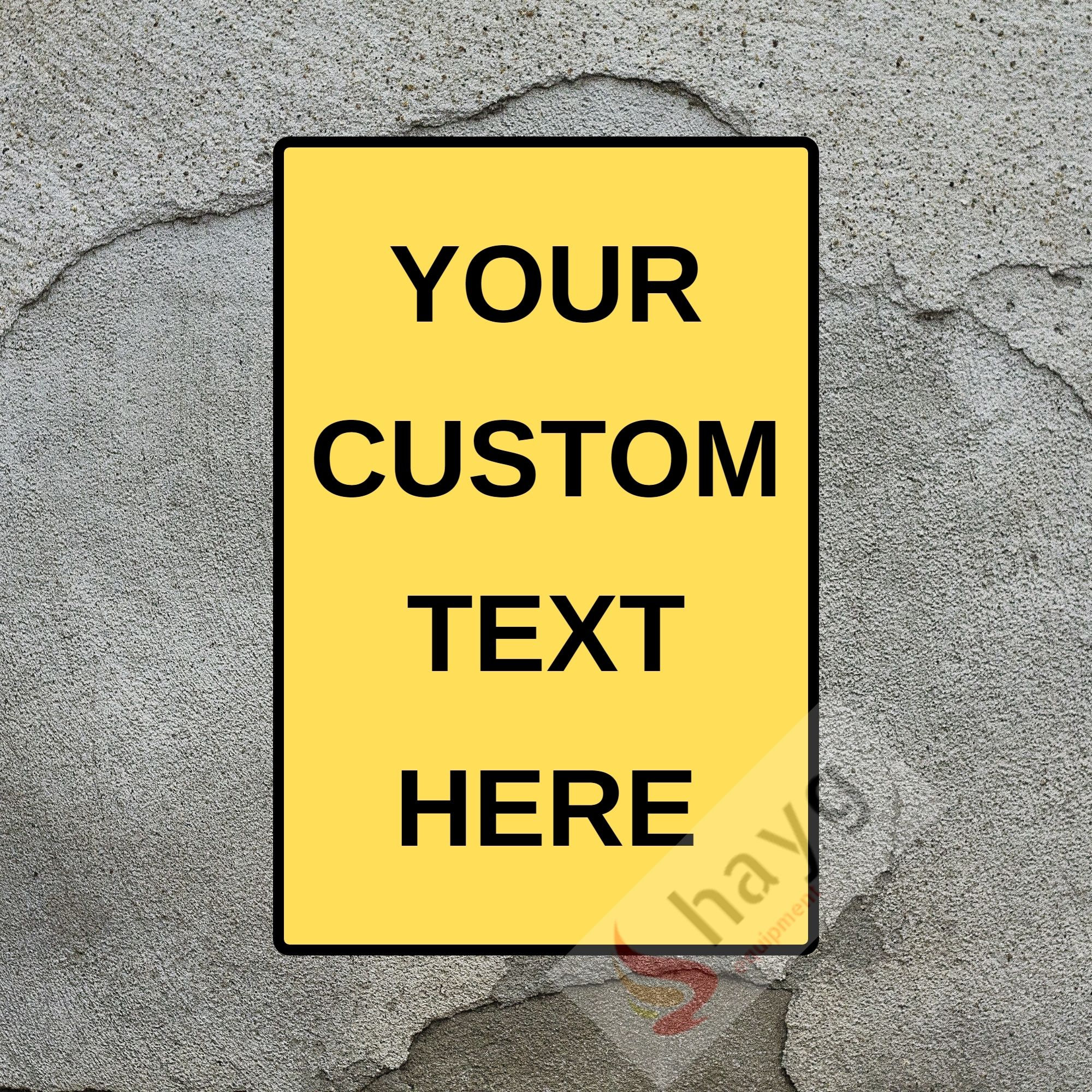 Custom Outdoor Metal Sign, Workshop Warning Sign, Delivery Sign, Blank ...