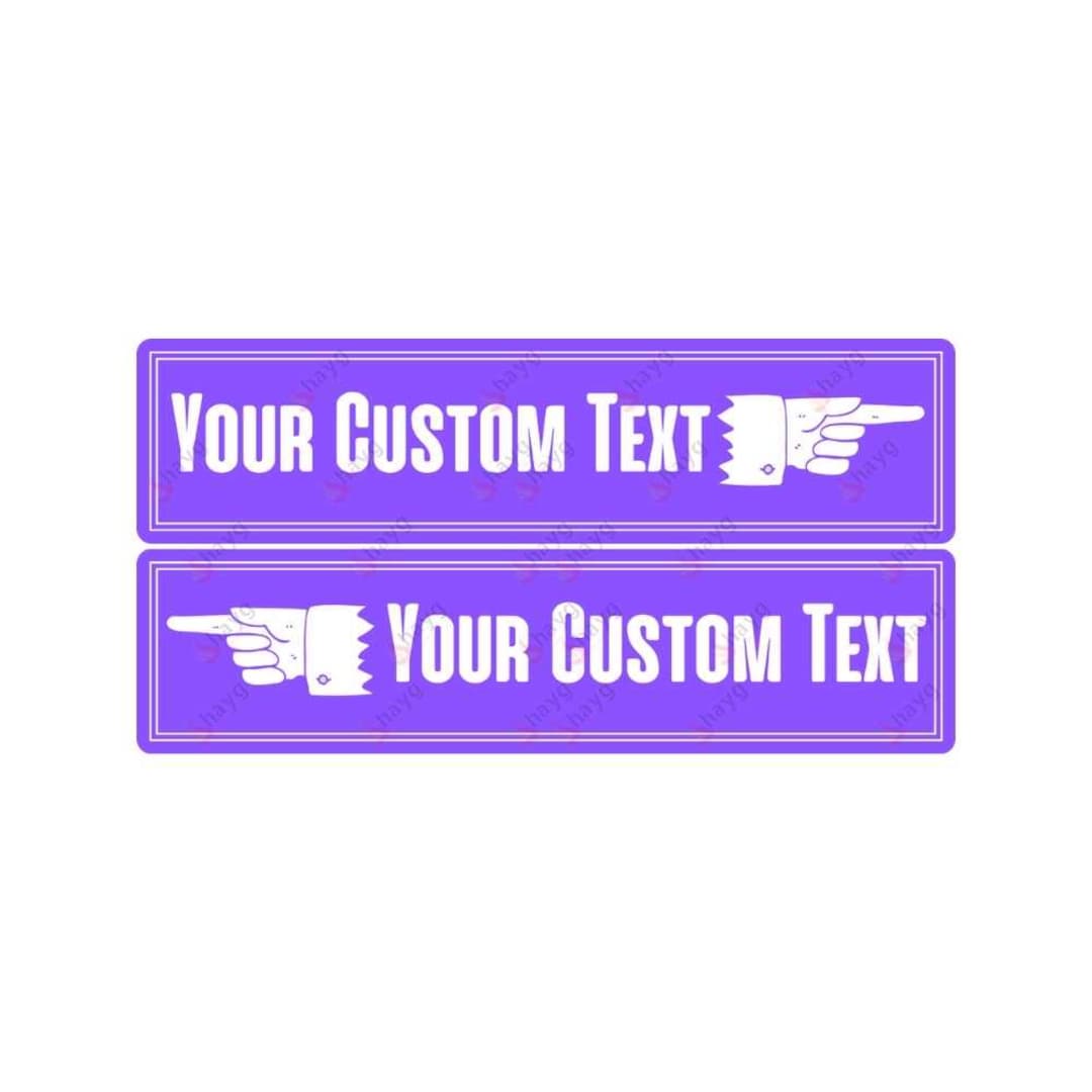 Custom Purple Metal Arrow Sign: Vintage Modern Wall Decor - Etsy