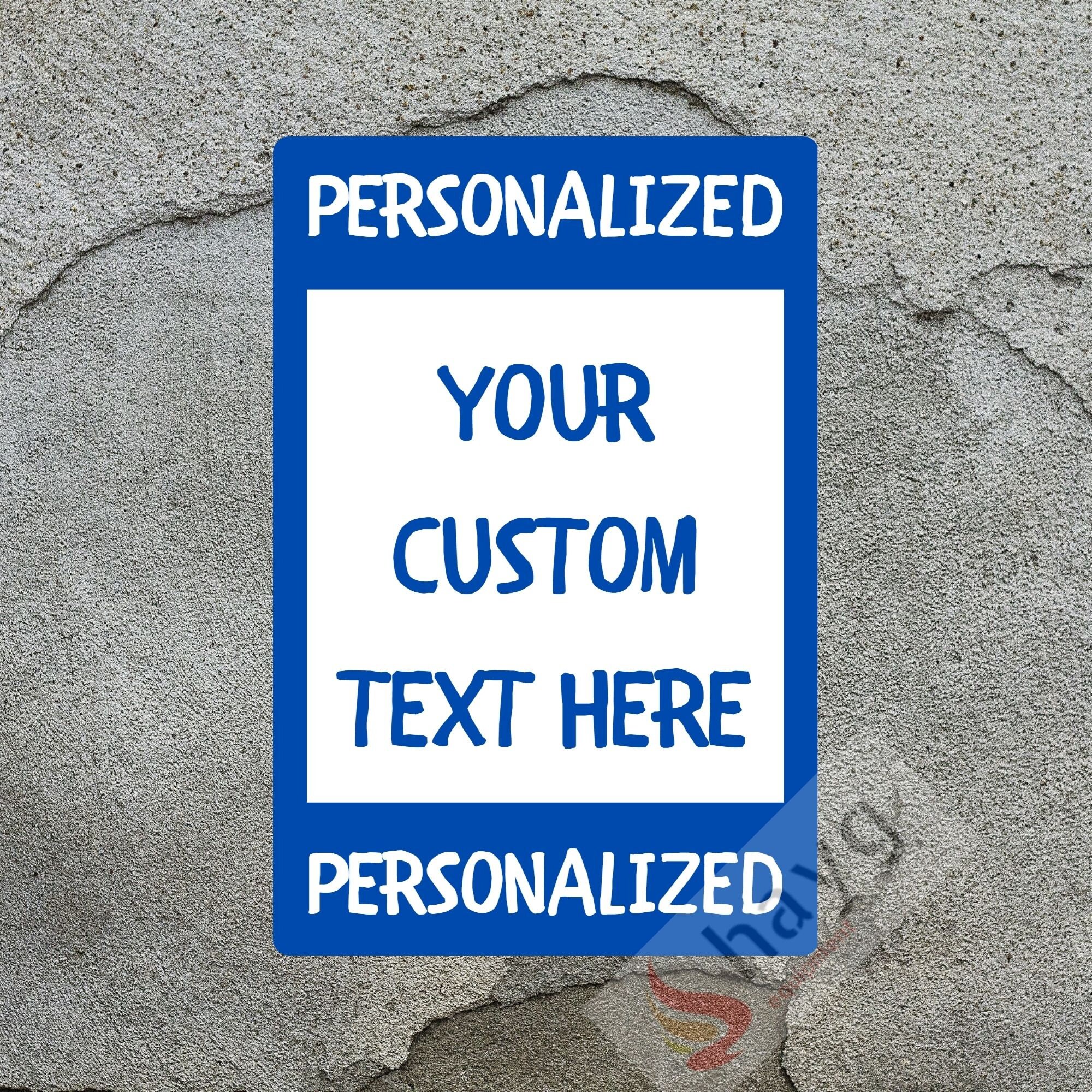 Make Your Own Aluminum Sign, Personalized Security Camera Sign, Custom ...