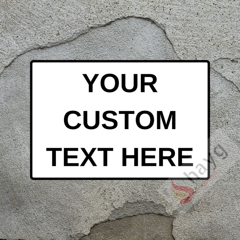 Make Your Own Sign, Custom Fence Sign, Yard Sign, Delivery Sign, Custom ...