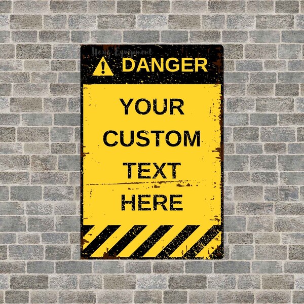 Warning Sign - Etsy