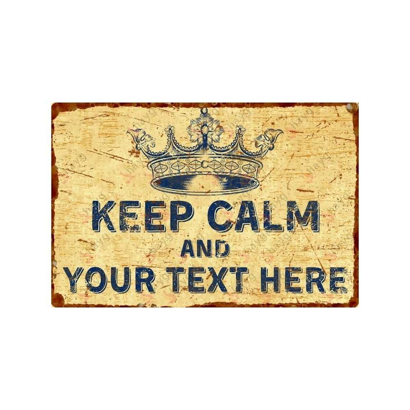 Keep Calm Sign - Etsy