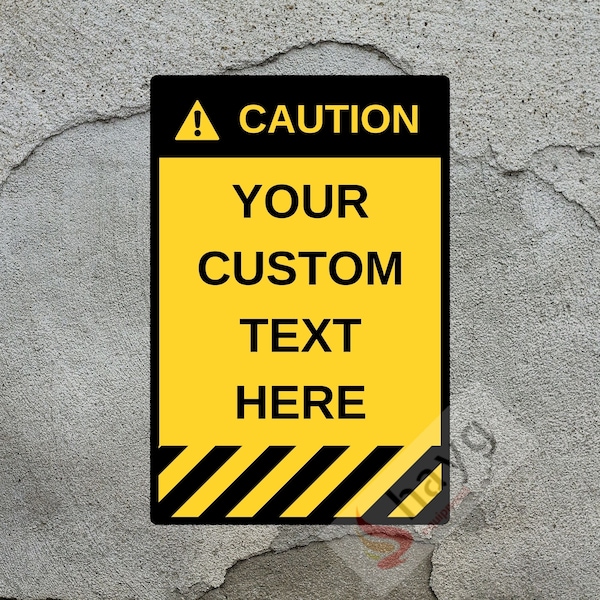 Metal Warning Signs - Etsy