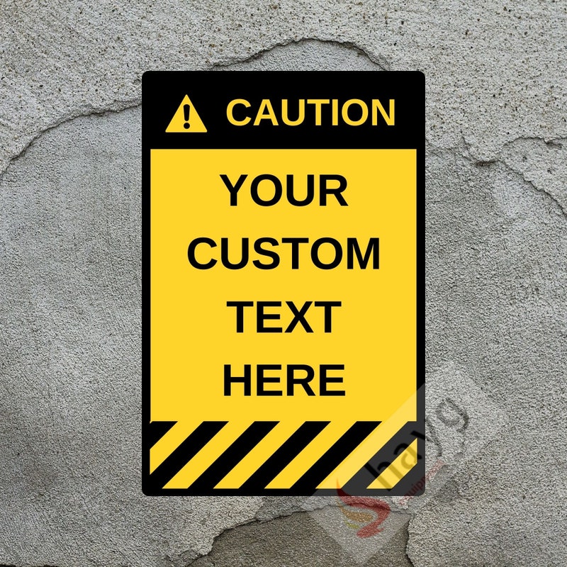 Warning Sign - Etsy