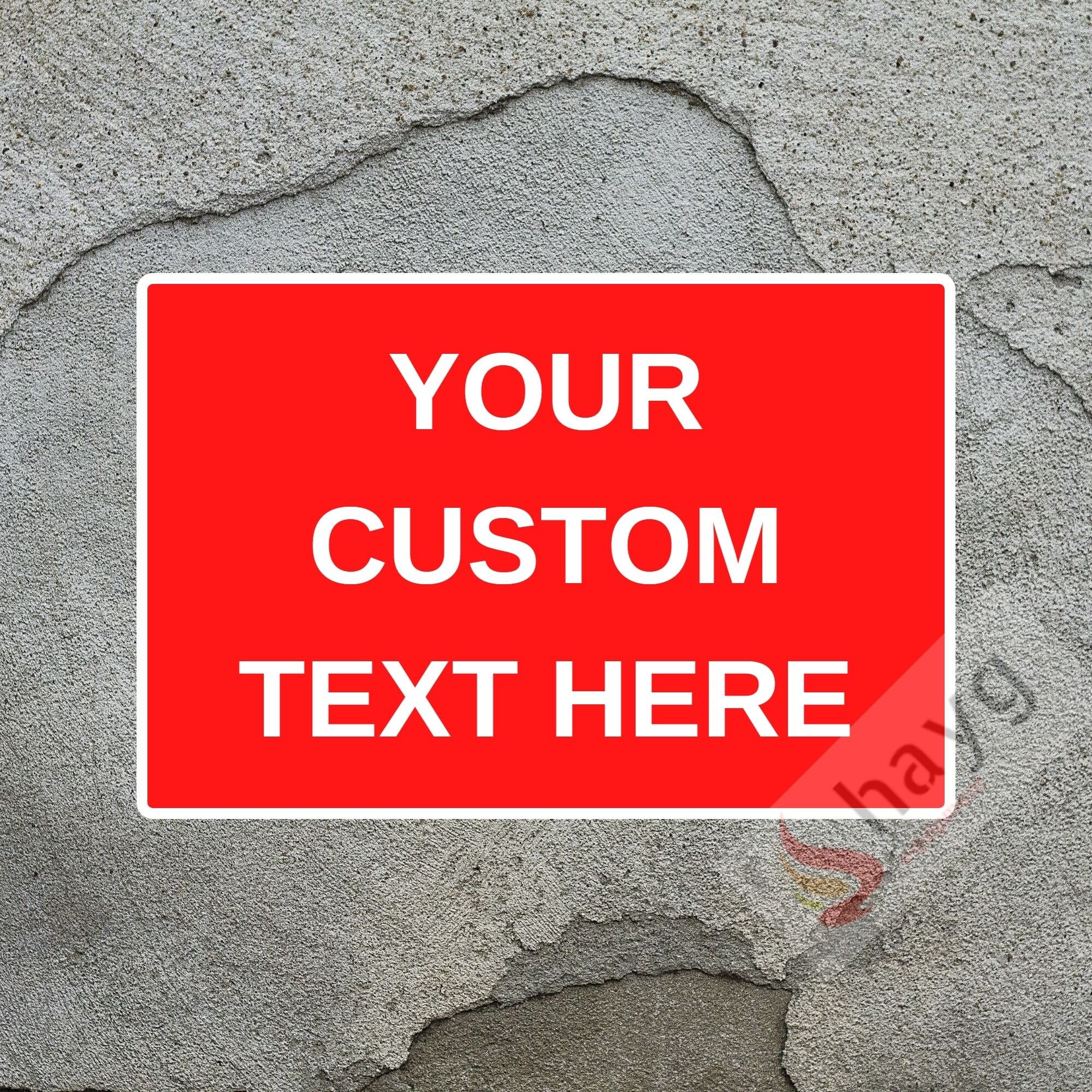 Make Your Own Sign, Custom Fence Sign, Yard Sign, Delivery Sign, Custom ...