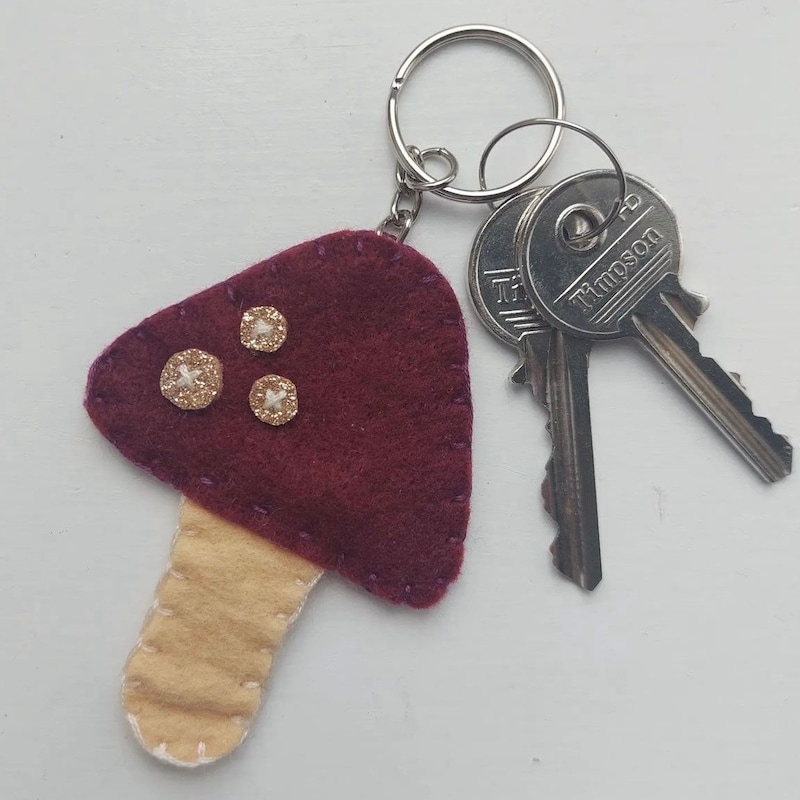 Felt Keyrings - Etsy UK