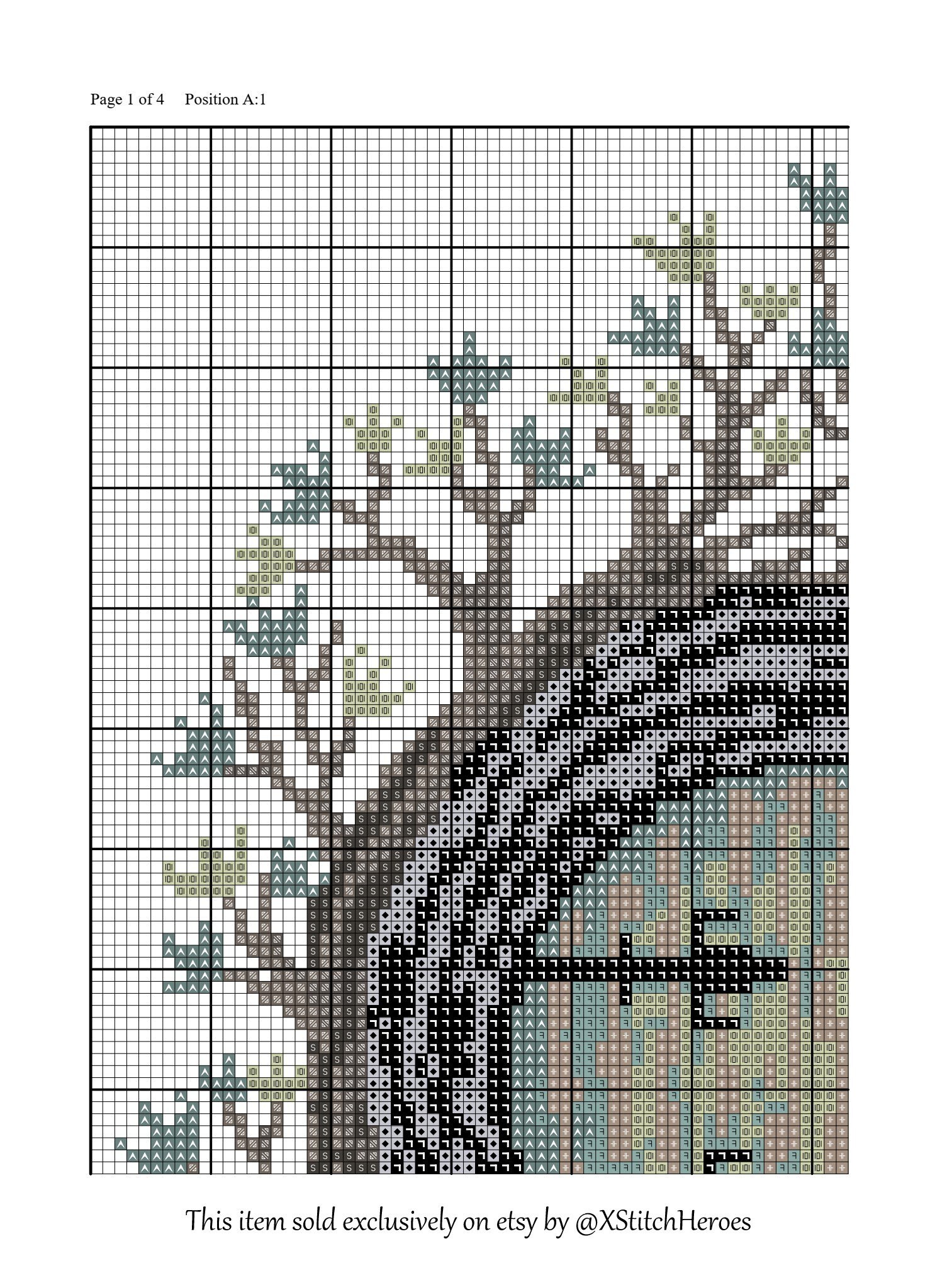 Hobbit Hole Cross Stitch Pattern Lord of the Rings Hobbit Pattern LOTR ...
